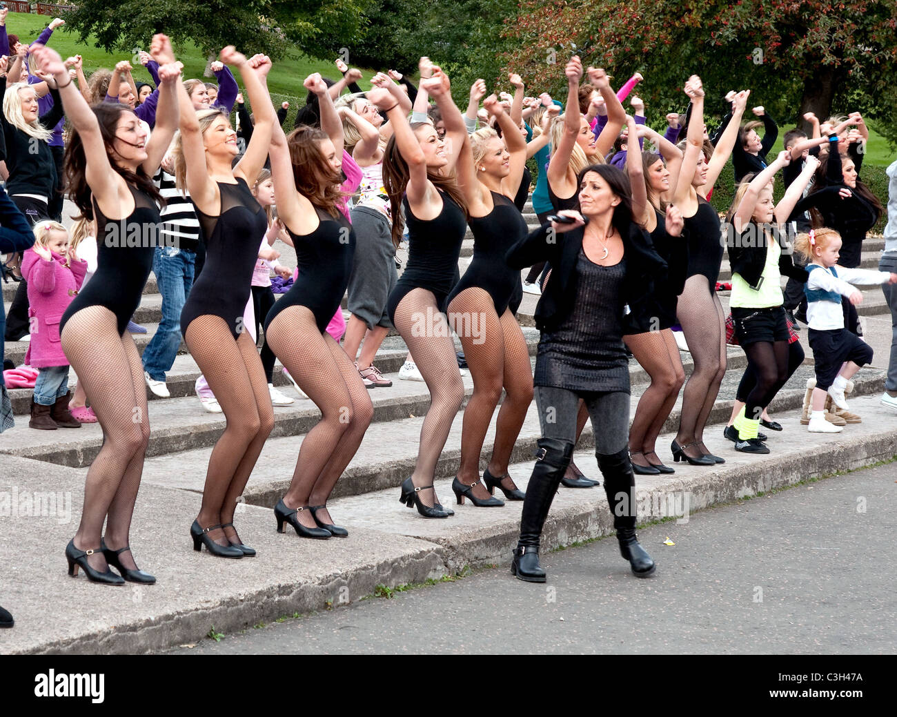 Davina McCall Sky 1 launches the TV dance series 'Just Dance' Edinburgh ...