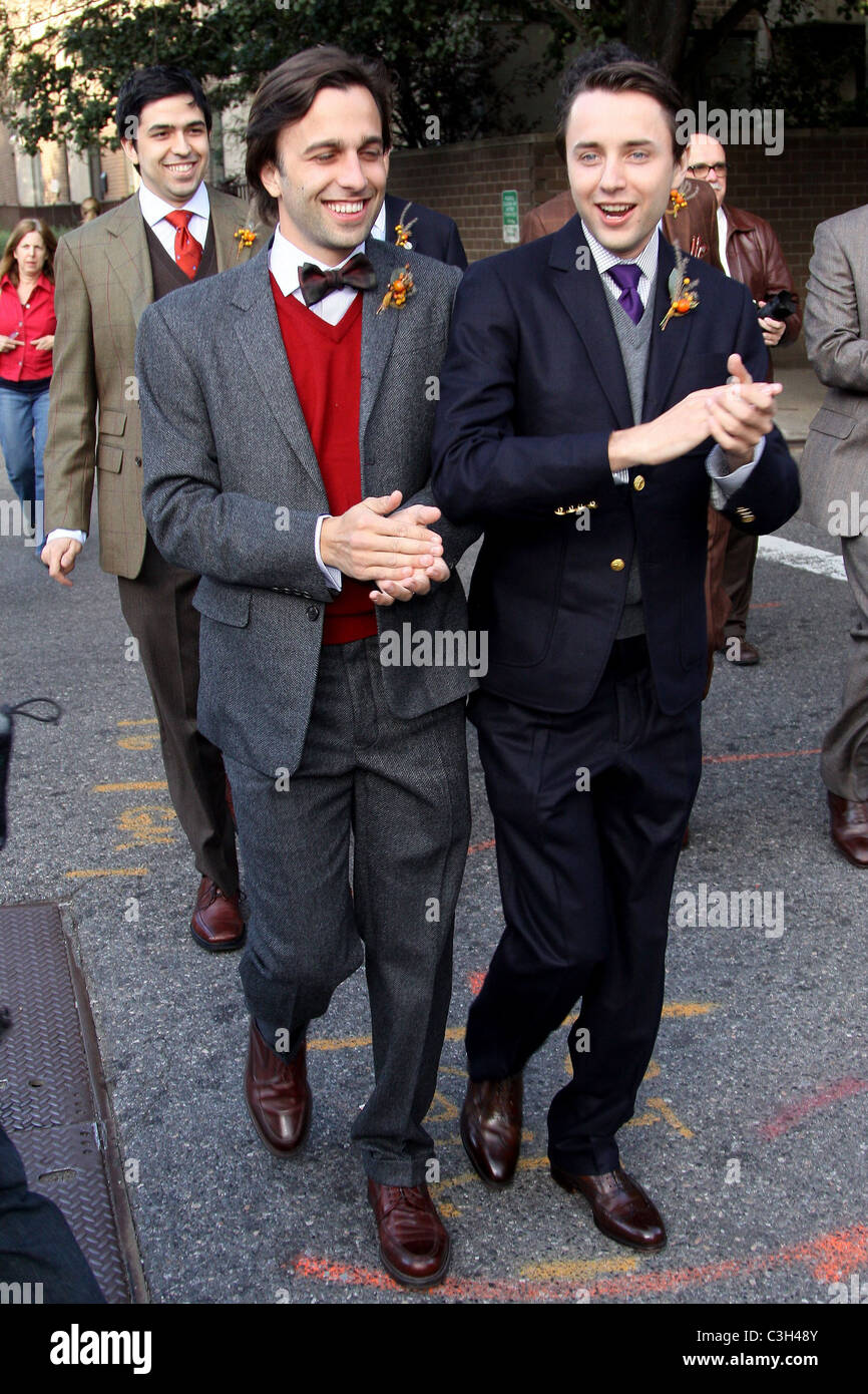 Vincent Kartheiser and Geoffrey Arend's wedding party Geoffrey Arend ...
