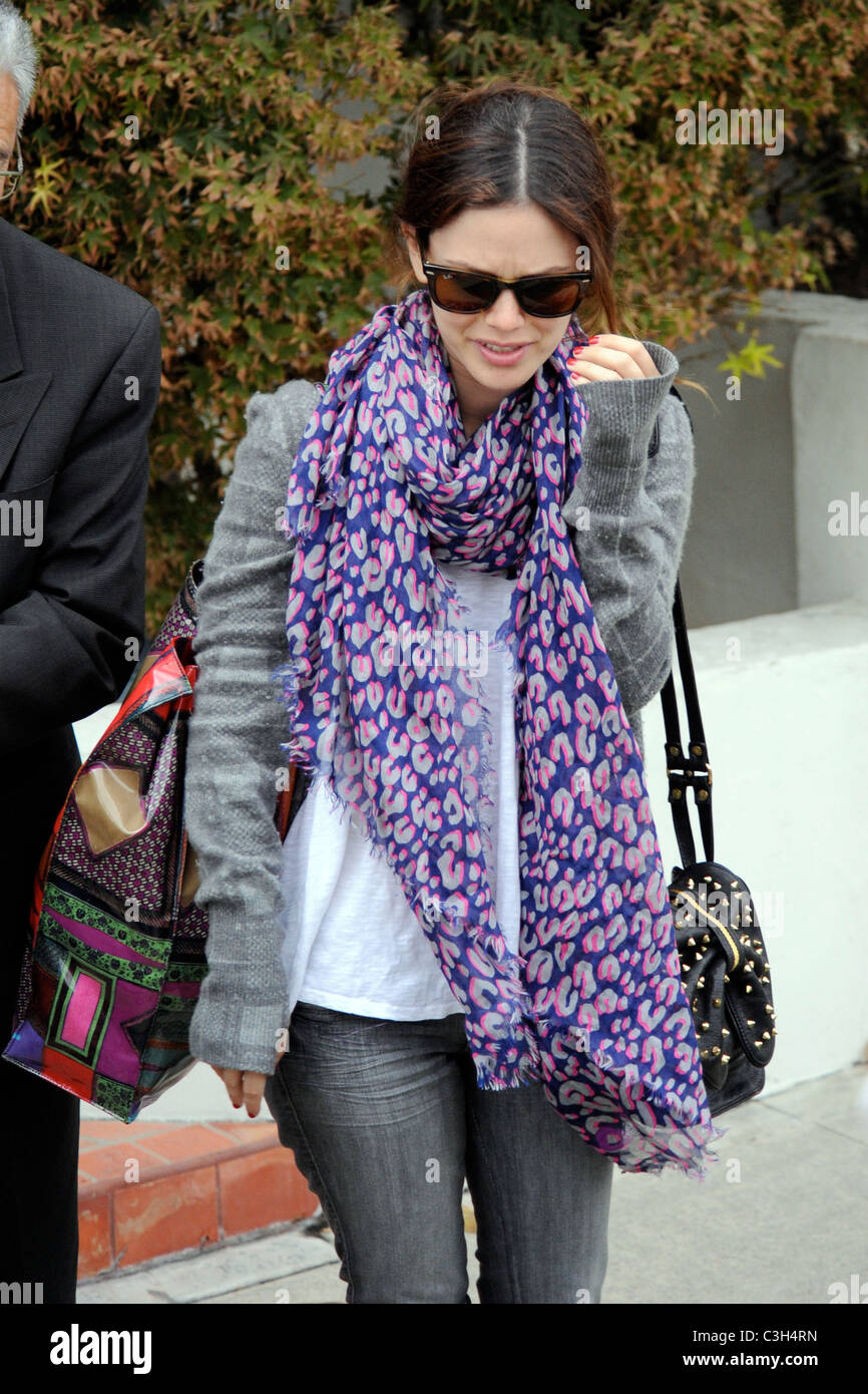 Actress Rachel Bilson on her way to Culver City movie studio Los ...