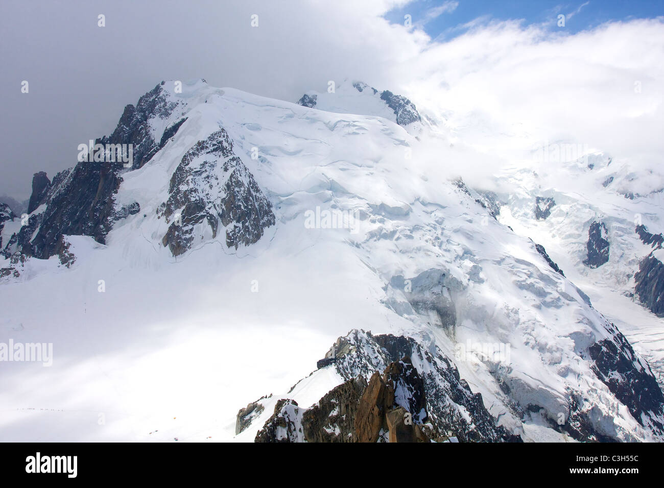 Highpoint of Mont Blanc Stock Photo - Alamy