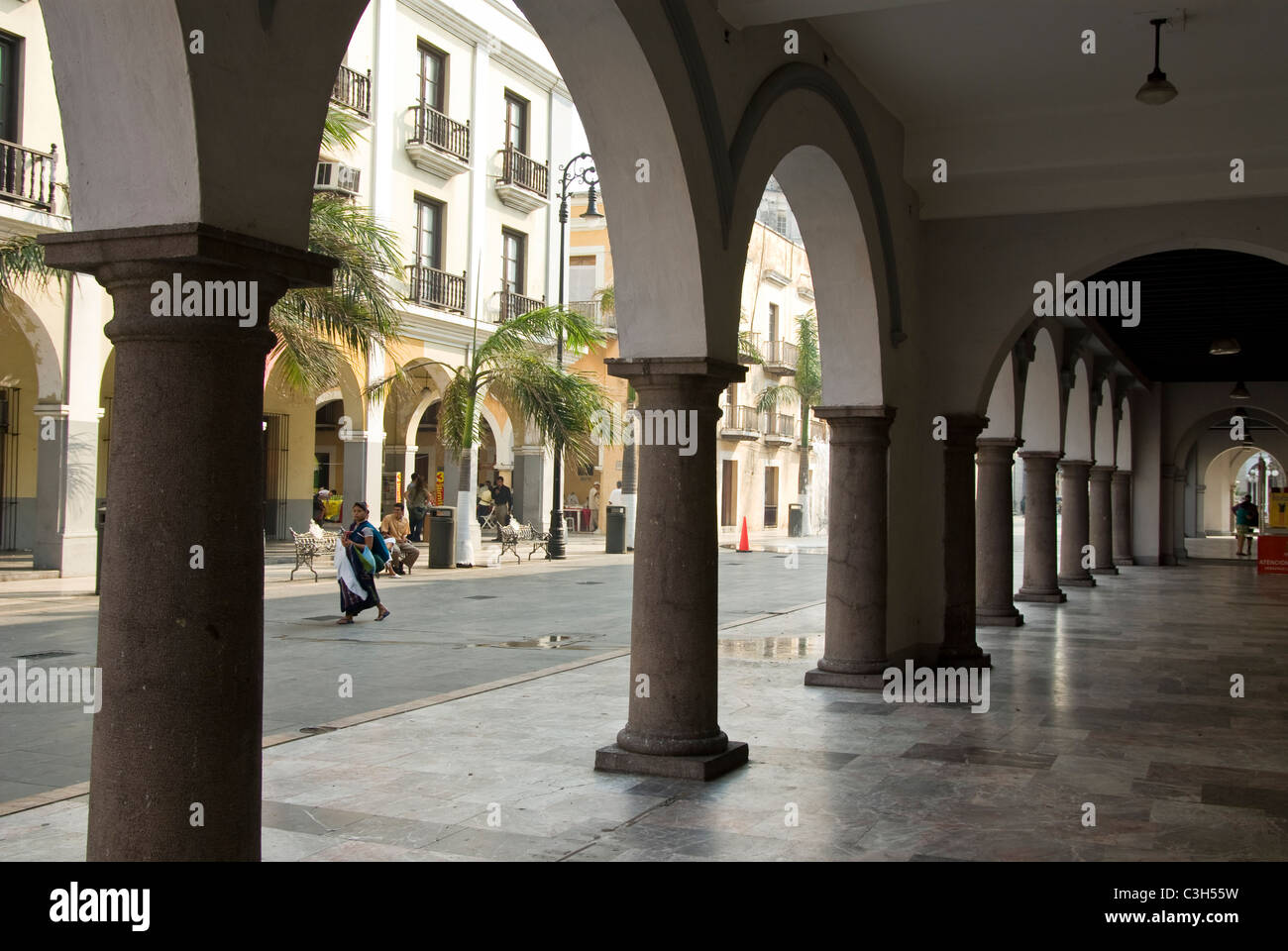 Mexico. Veracruz city. Historical center Stock Photo - Alamy