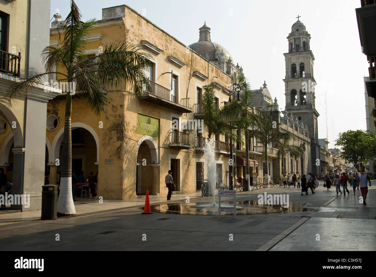 Mexico. Veracruz city. Historical center Stock Photo - Alamy