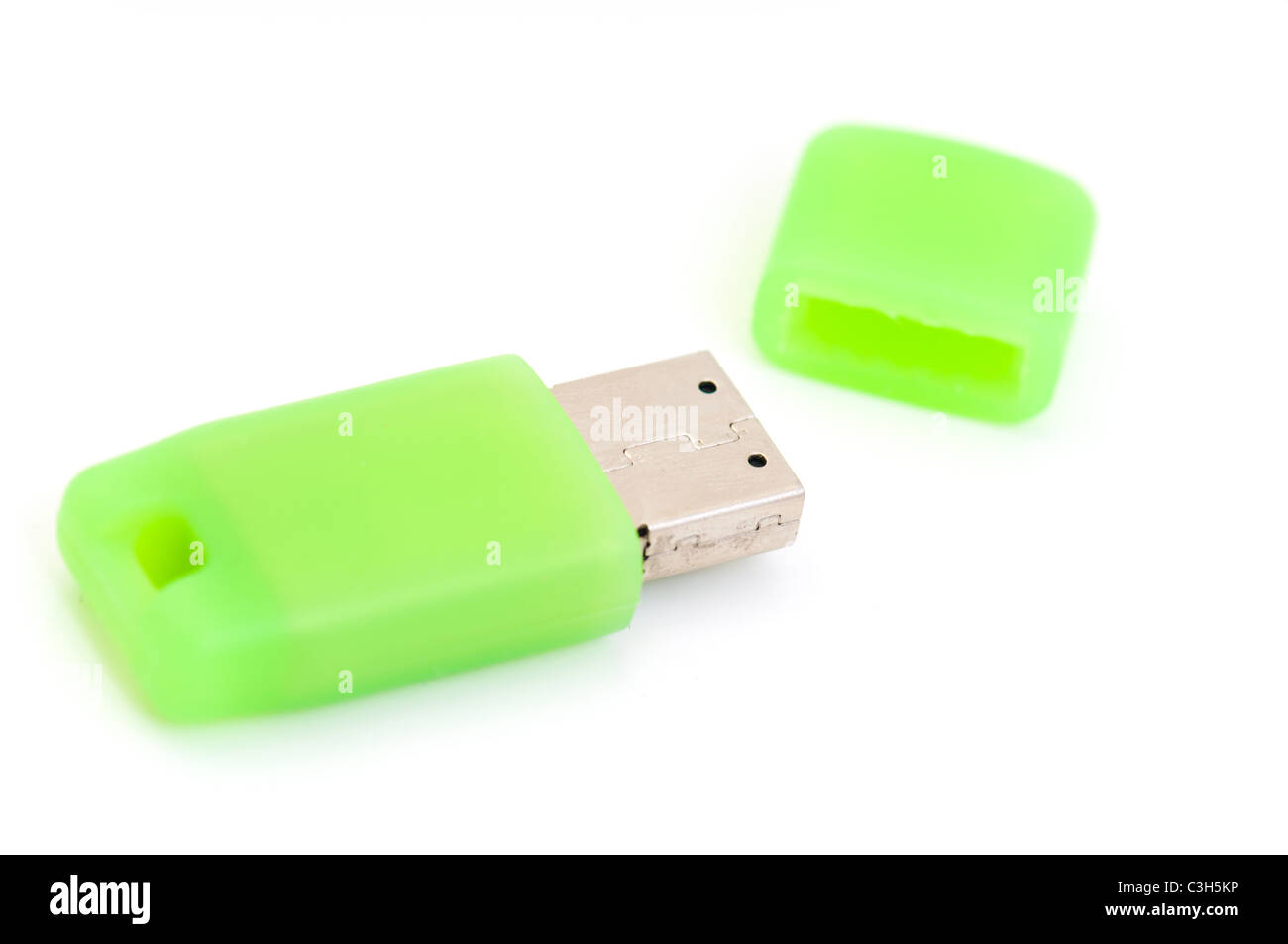 Usb flash drive on white Stock Photo - Alamy