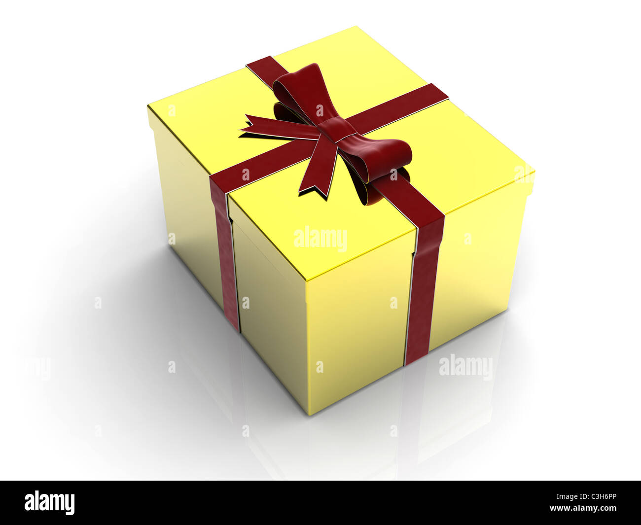 Luxury gift box gold hi-res stock photography and images - Alamy