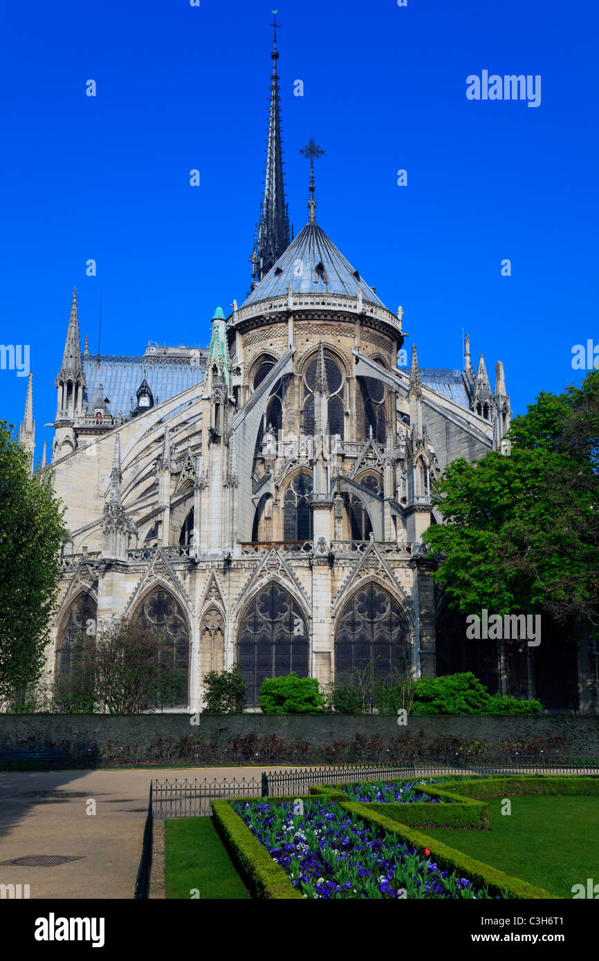 Notre dame garden hi-res stock photography and images - Alamy