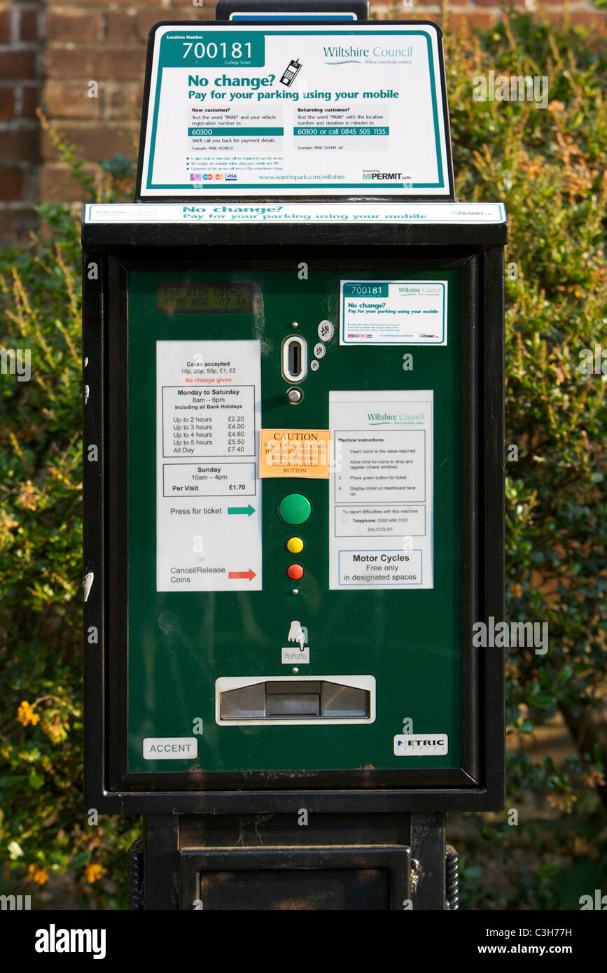 Parking ticket machine Stock Photo - Alamy