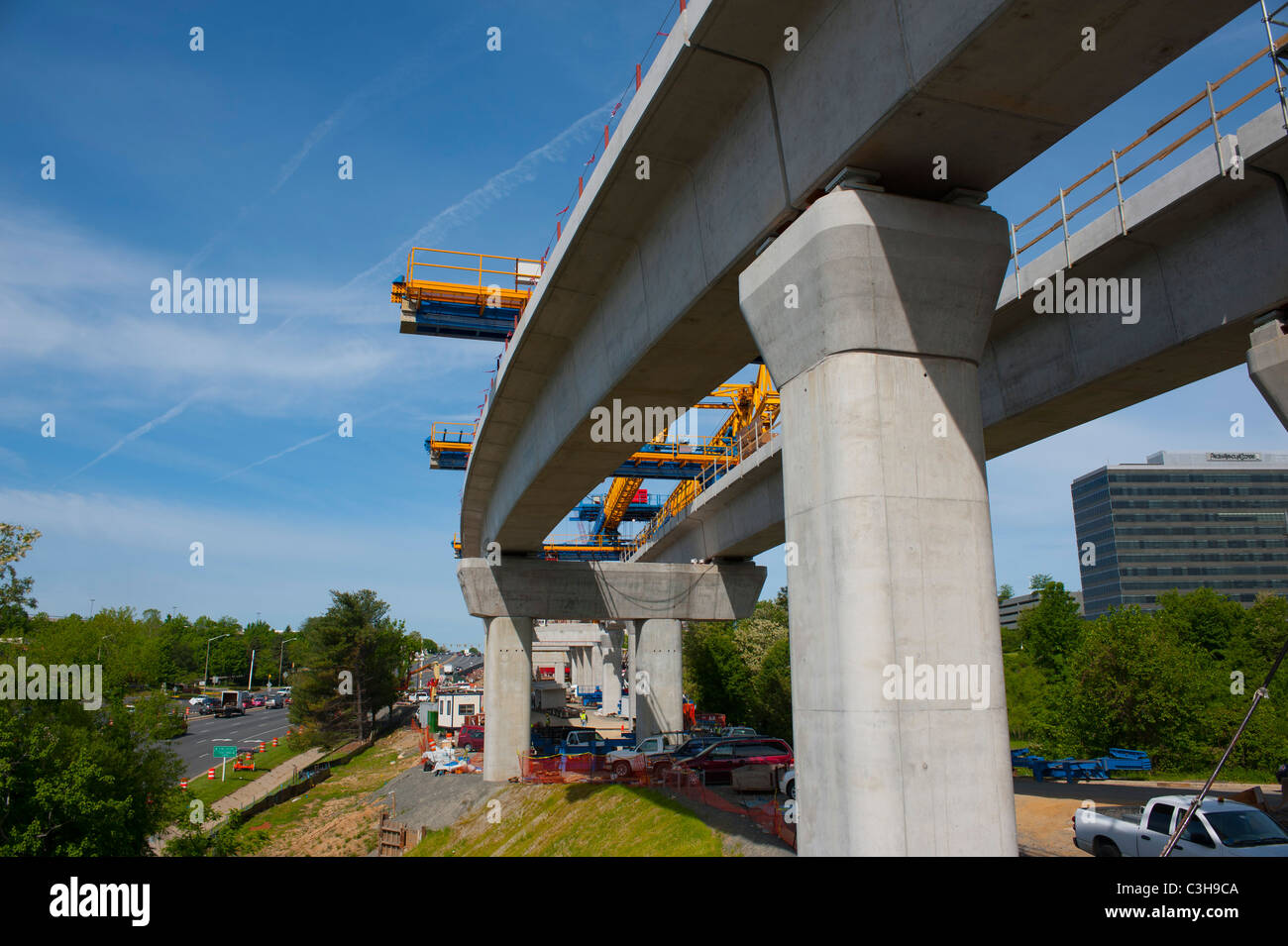 Light Rail Transit Under Construction High Resolution Stock Photography ...