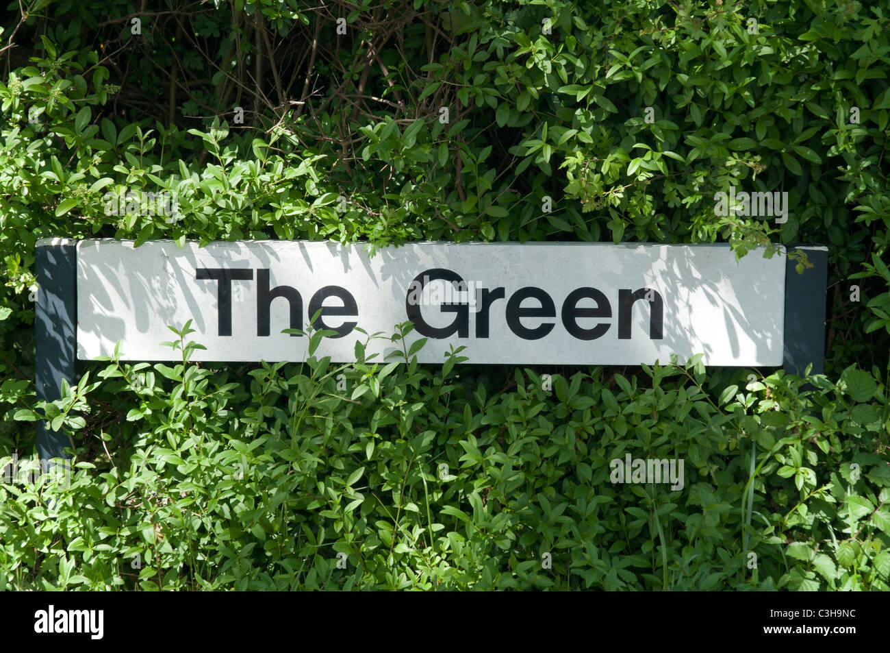 The Green Road Sign Stock Photo - Alamy