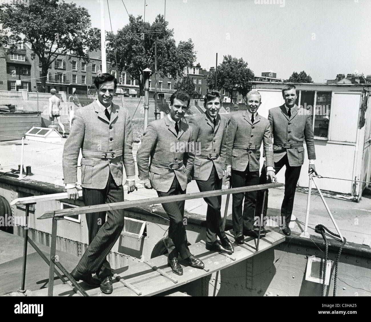 BARRON KNIGHTS UK pop group in July 1964. Photo Tony Gale Stock Photo ...