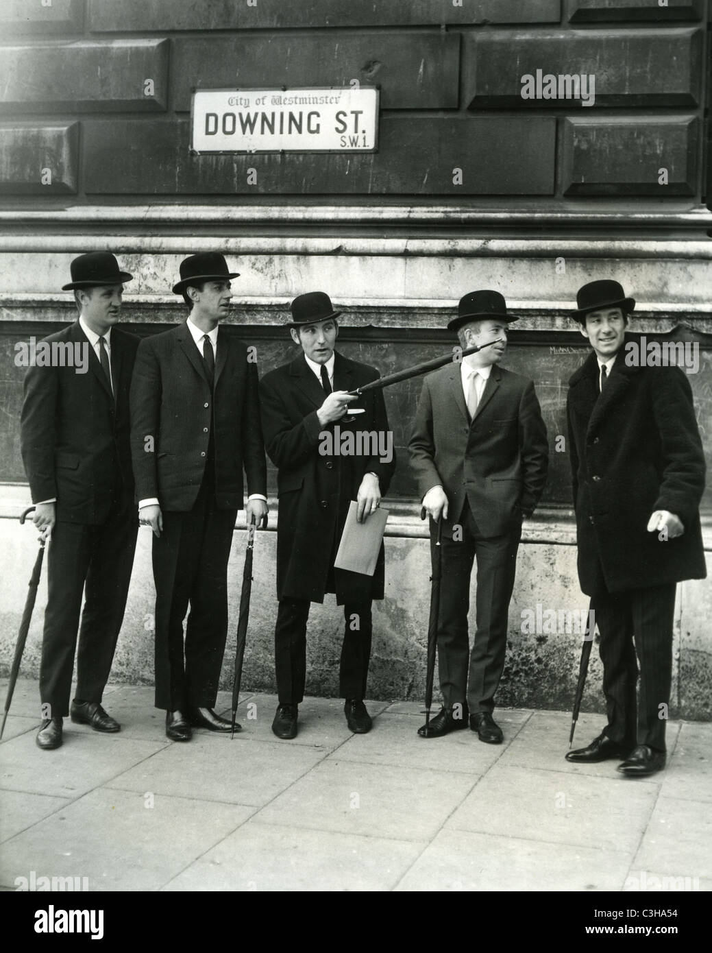 BARRON KNIGHTS Promotional photo of UK pop group in 1964 Stock Photo ...