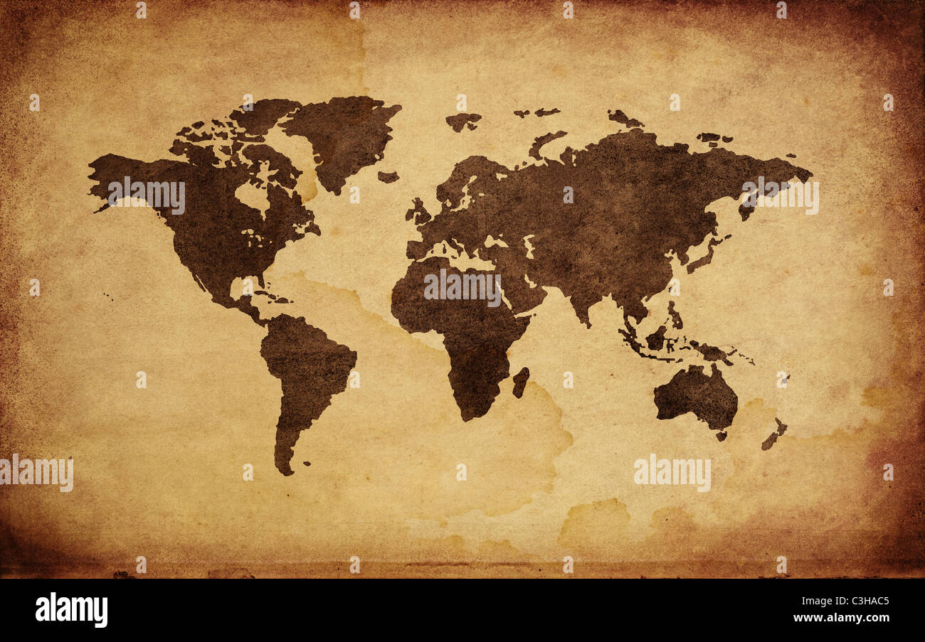 World map hi-res stock photography and images - Alamy