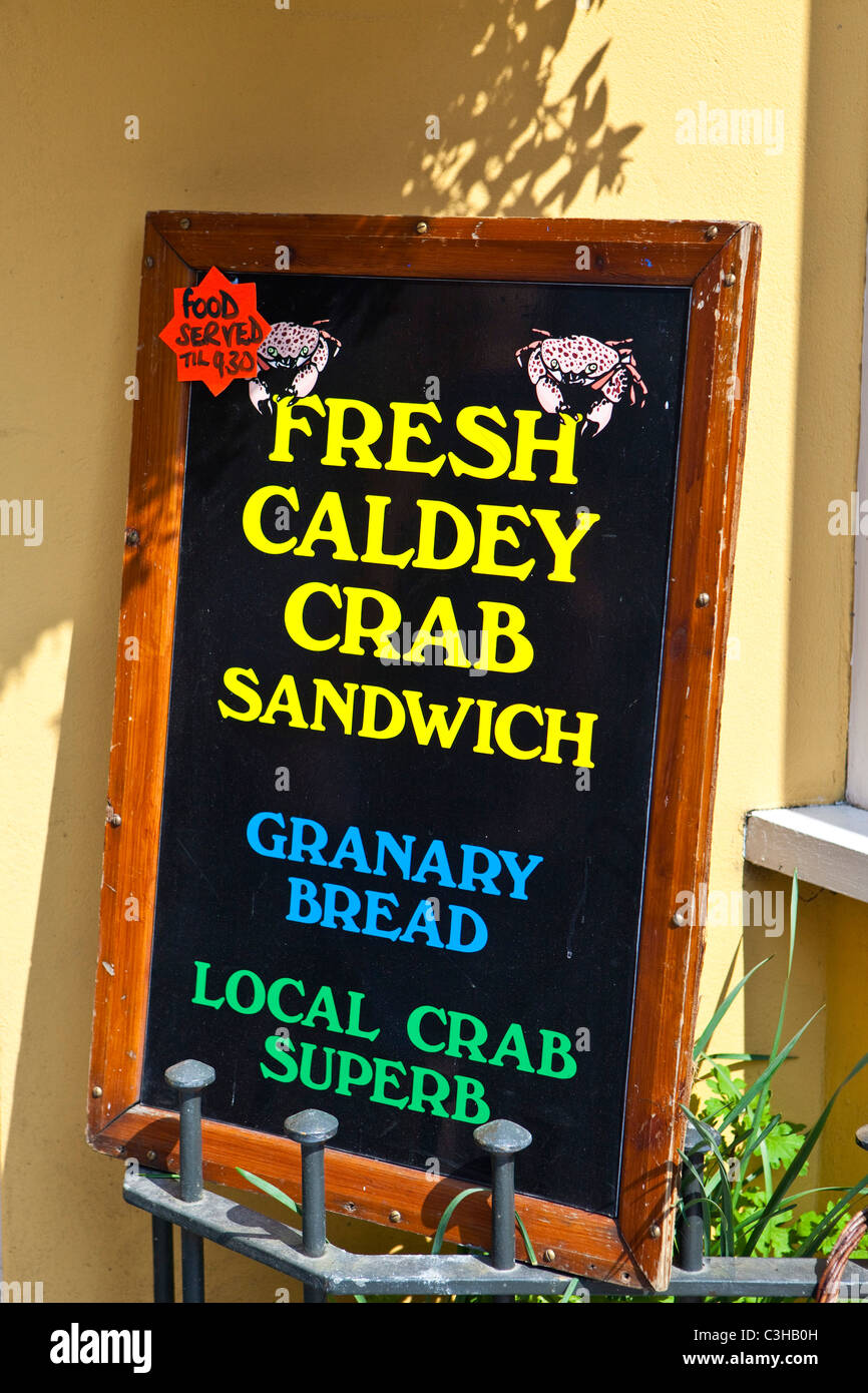 Sign, Restaurant, Tenby, Pembrokeshire West Wales UK Stock Photo - Alamy