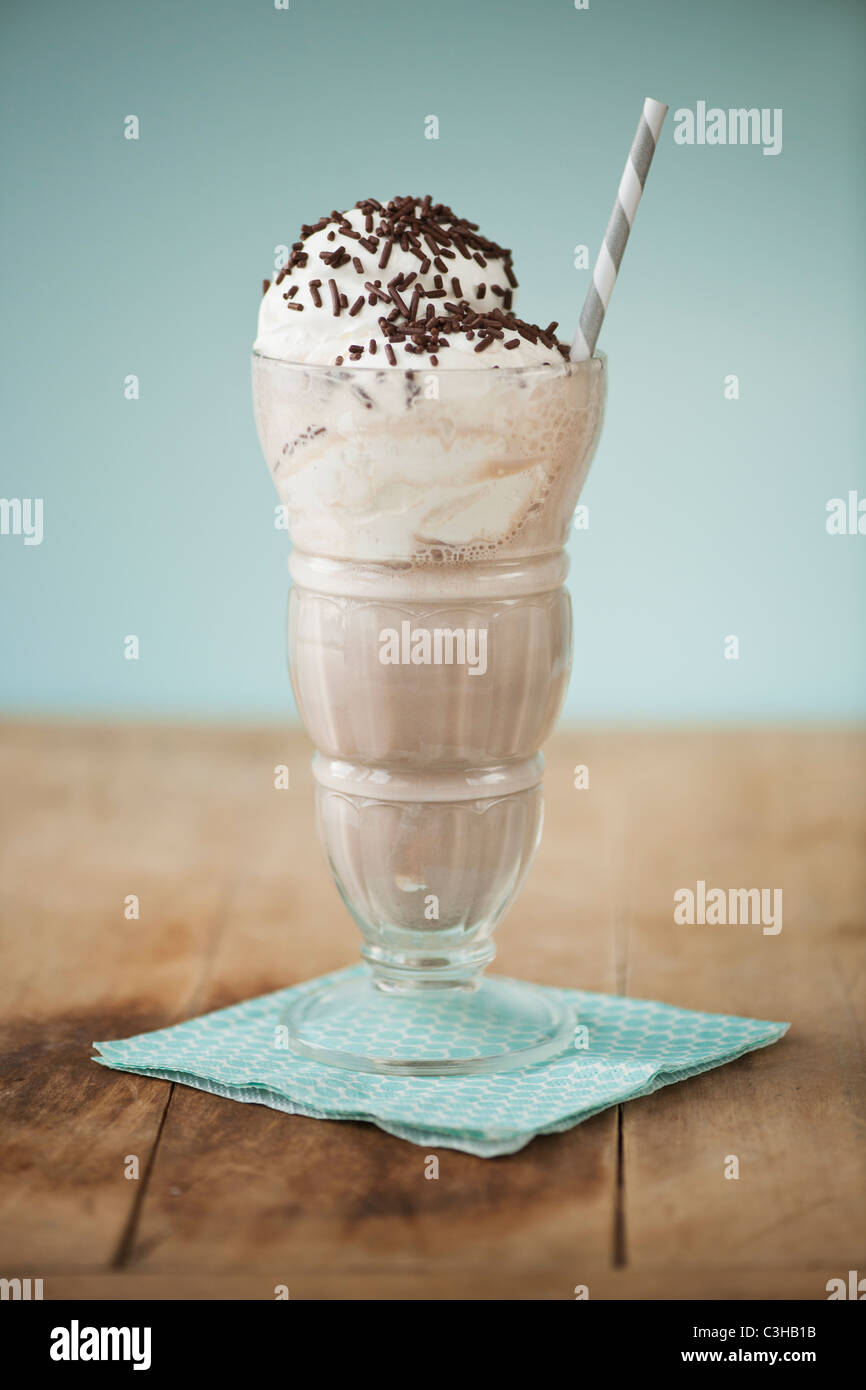 Chocolate ice cream soda hi-res stock photography and images - Alamy