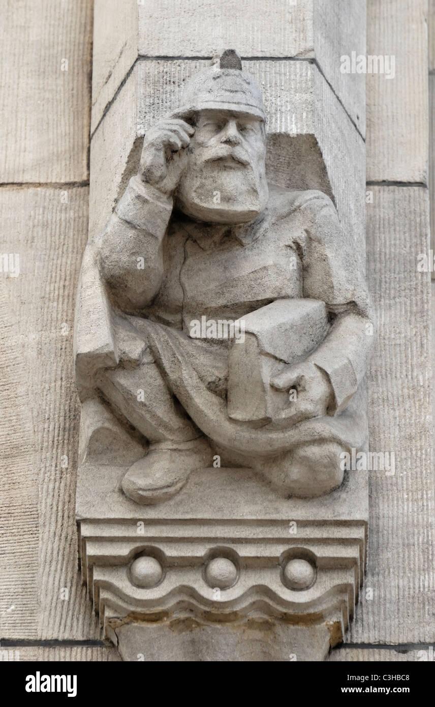 Rotterdam, Netherlands. Stadhuis / Town Hall (1912-20). Detail on ...