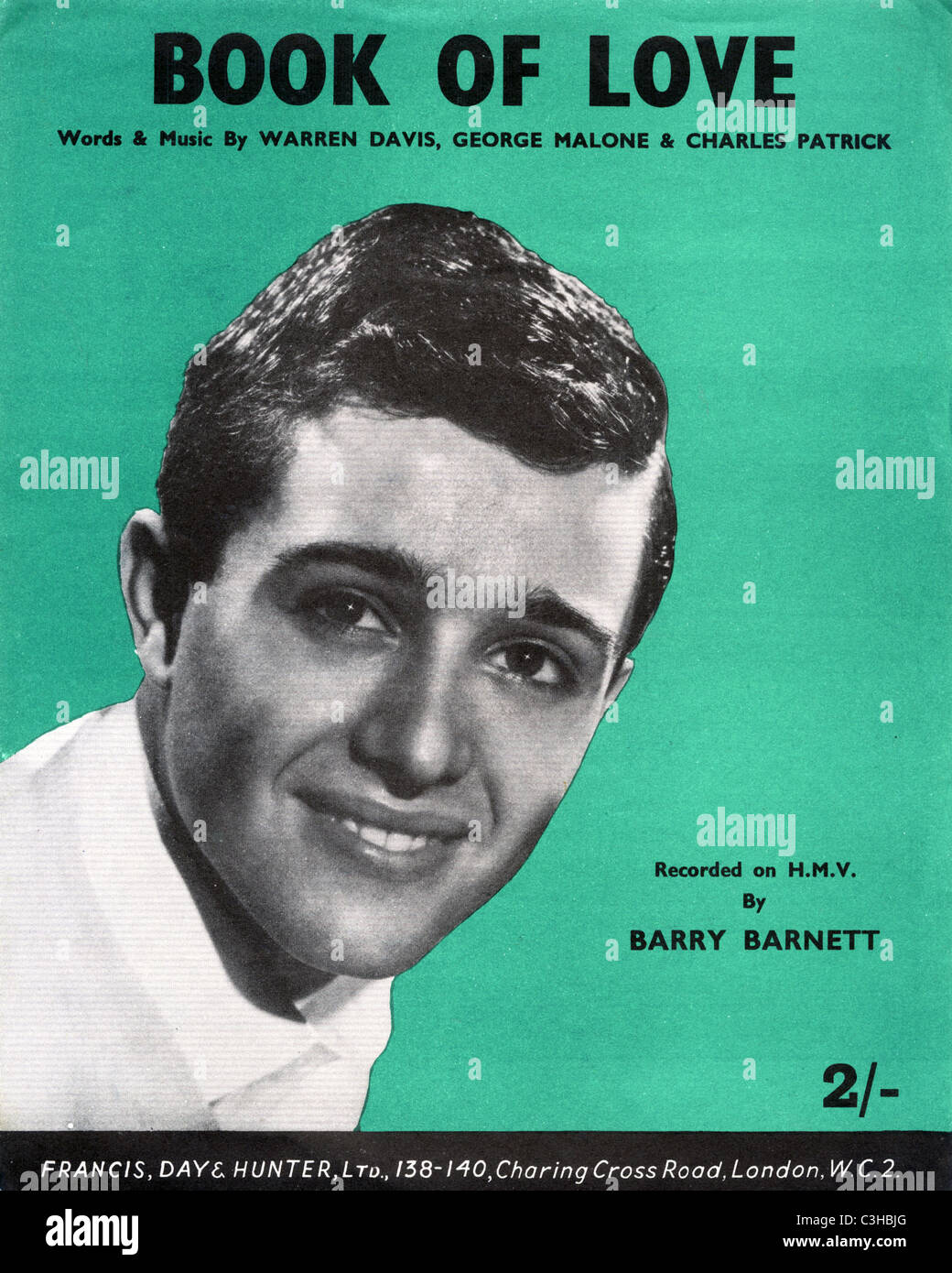 BARRY BARNETT UK pop singer about 1958 Stock Photo - Alamy