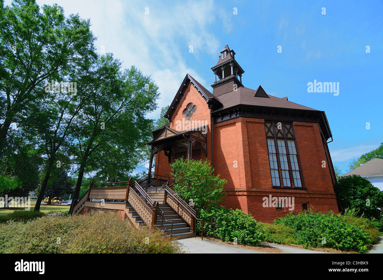 The uniquely octagonal Seney-Stovall Chapel in Athens, Georgia, built ...