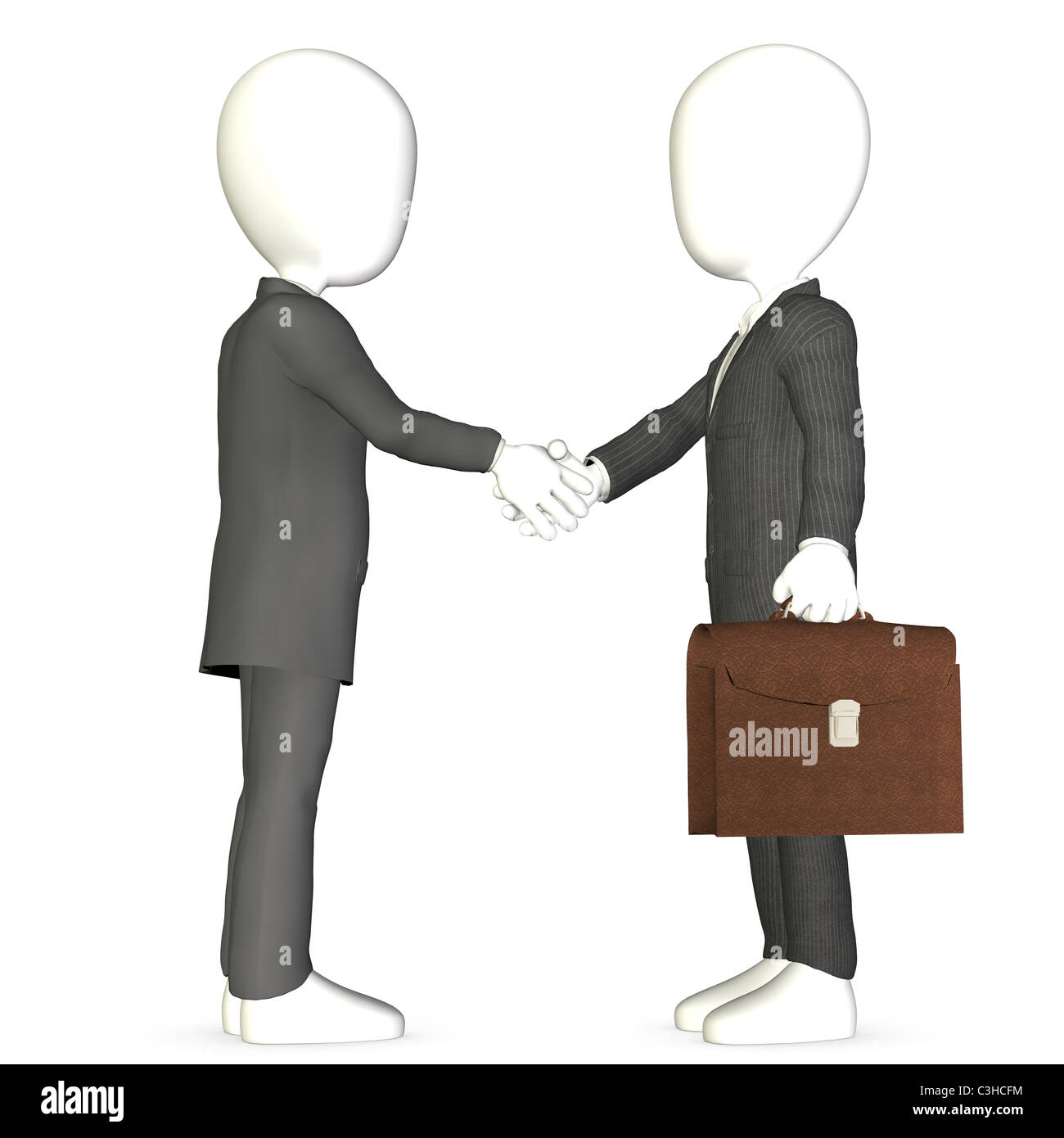 Deal done handshake Cut Out Stock Images & Pictures - Alamy
