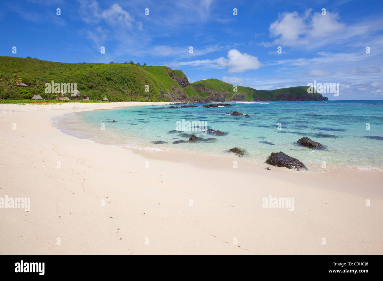 Yasawa Island Resort and Spa, Yasawa Islands, Fiji Stock Photo - Alamy
