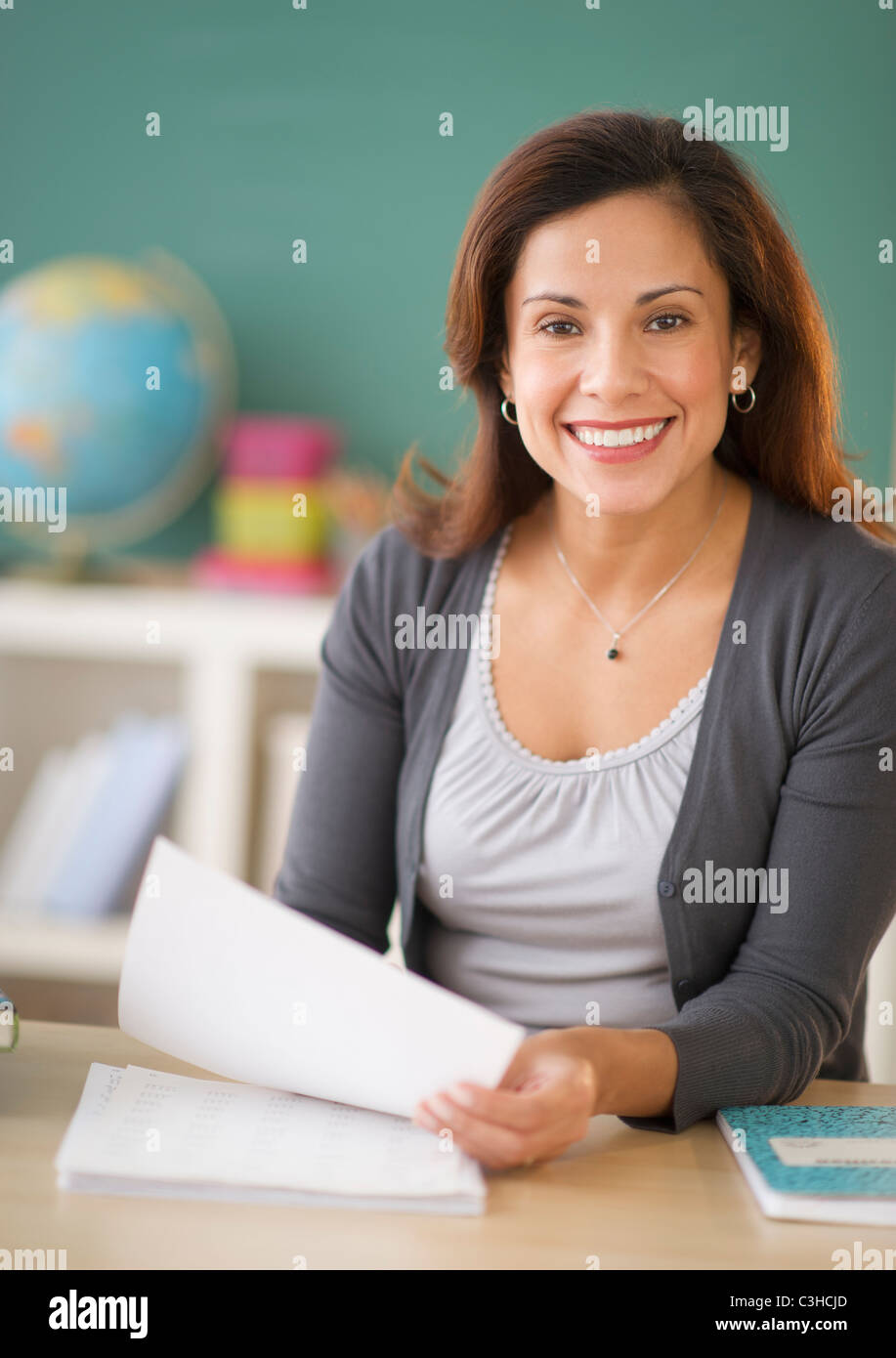 Female teacher hi-res stock photography and images - Alamy