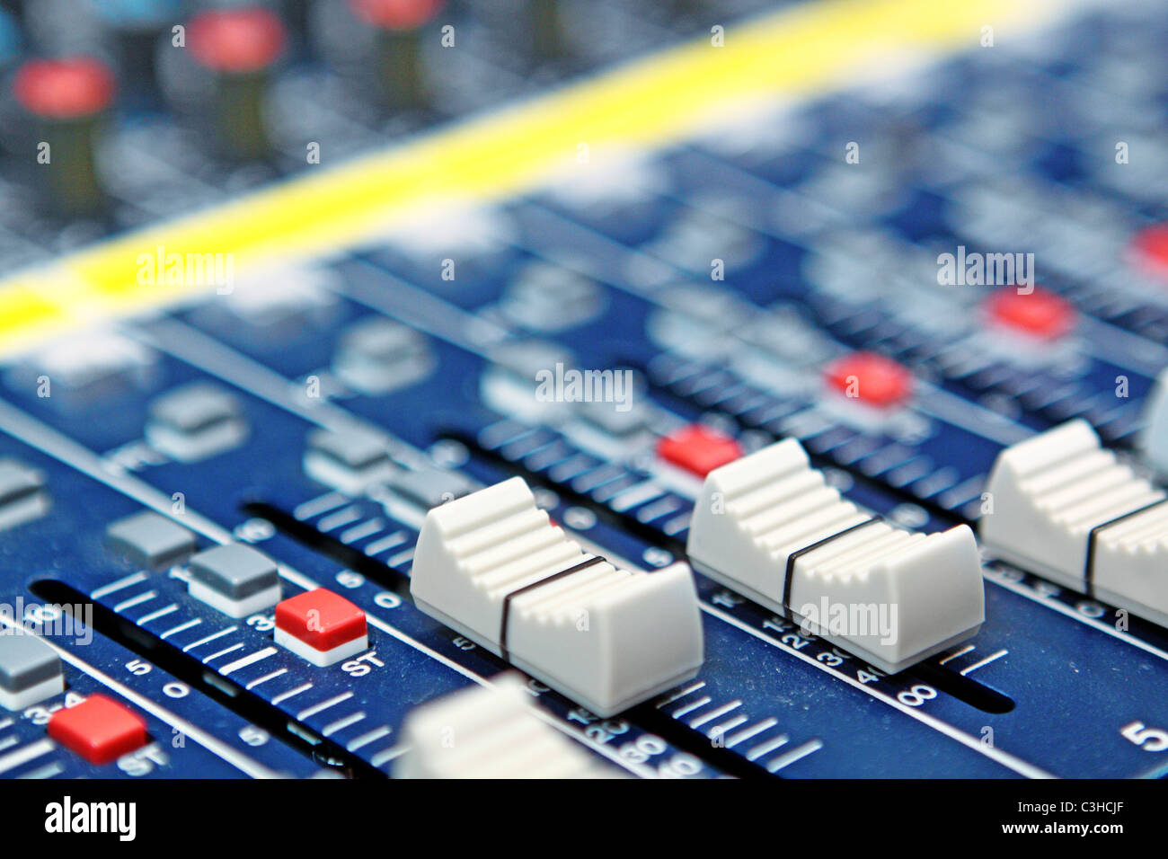 mixing desk background pattern Stock Photo - Alamy