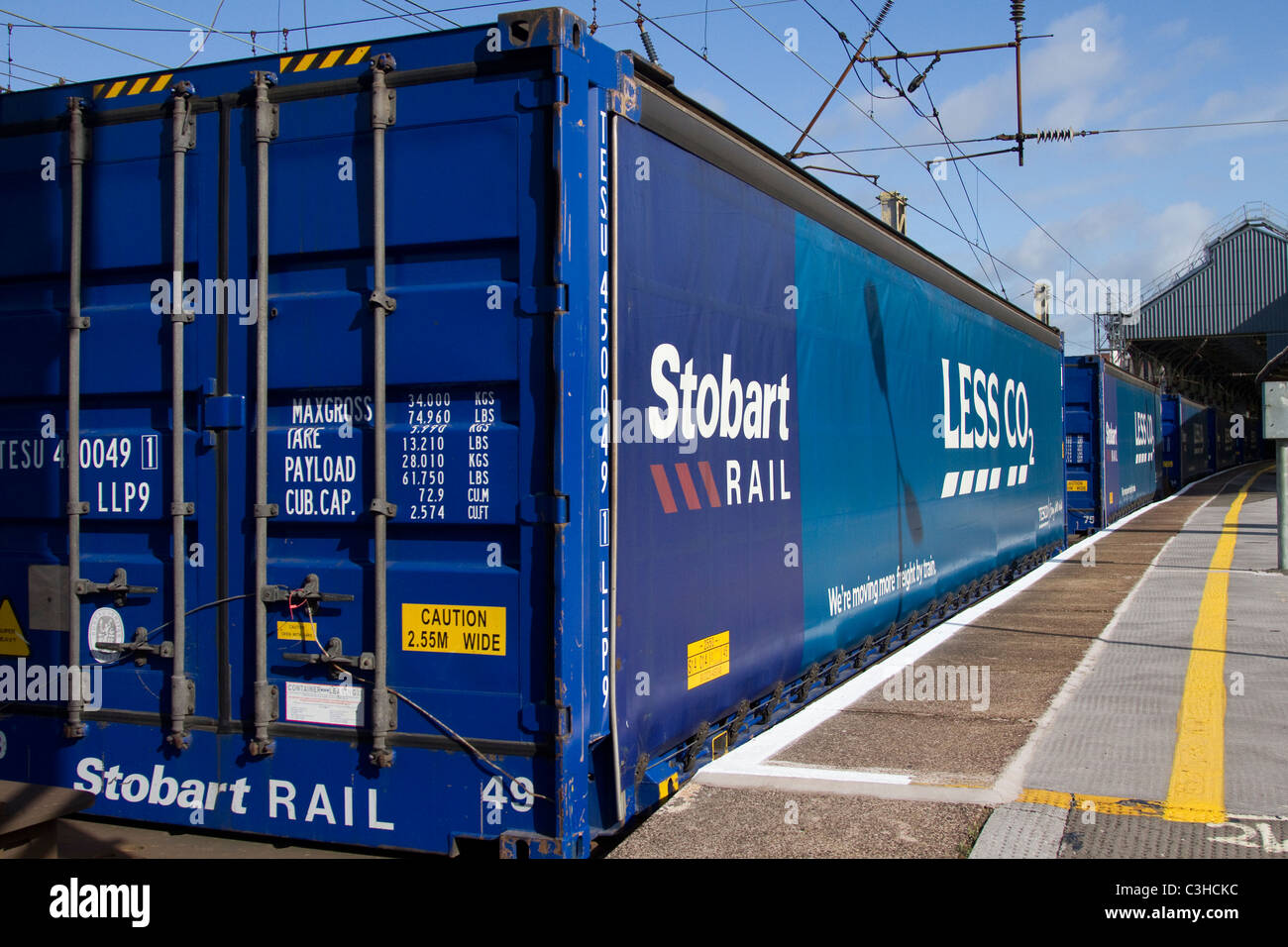 Less CO2 Tesco Intermodal supplies distribution by rail transport. Less ...