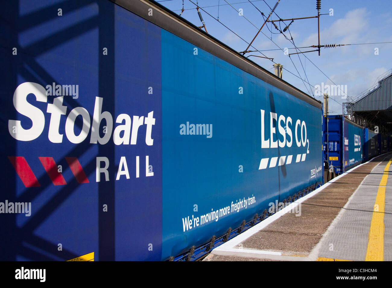 Less CO2 Tesco Intermodal supplies distribution by rail transport. Less ...