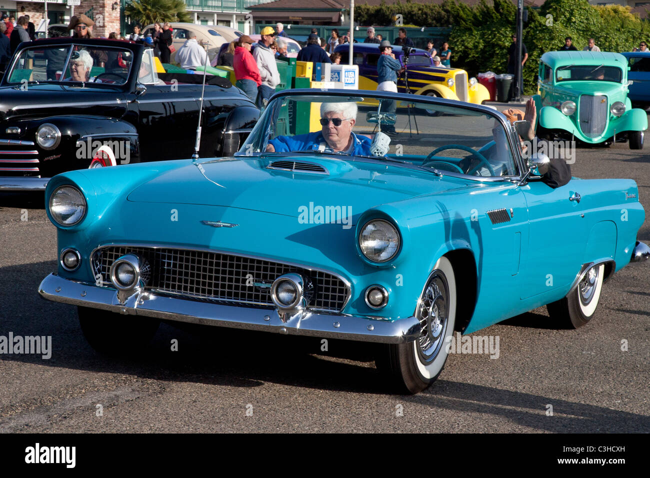 Original blue turquoise ford thunderbird hi-res stock photography and ...