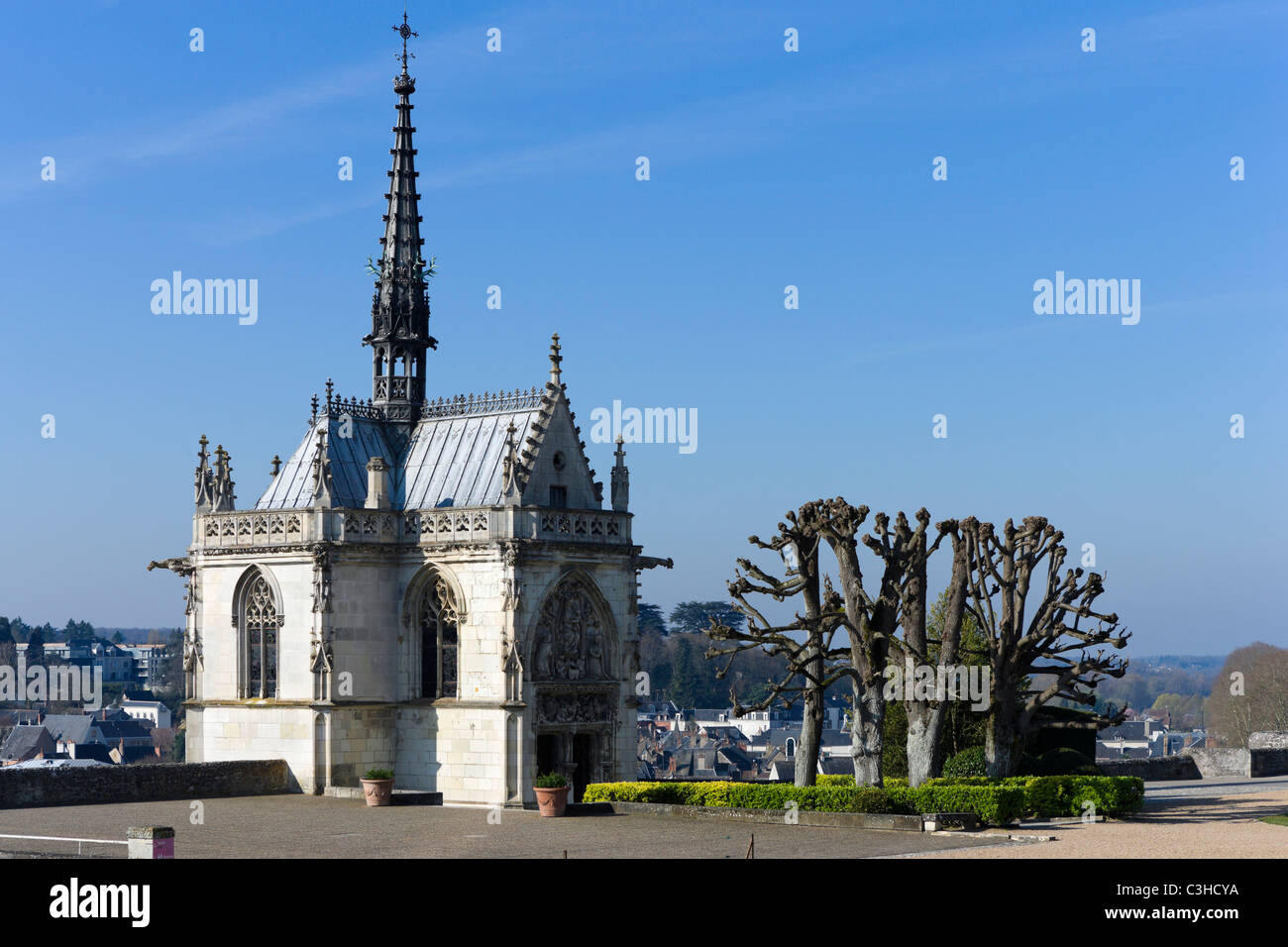 Chapel St Hubert Chateau Amboise Stock Photos & Chapel St Hubert ...