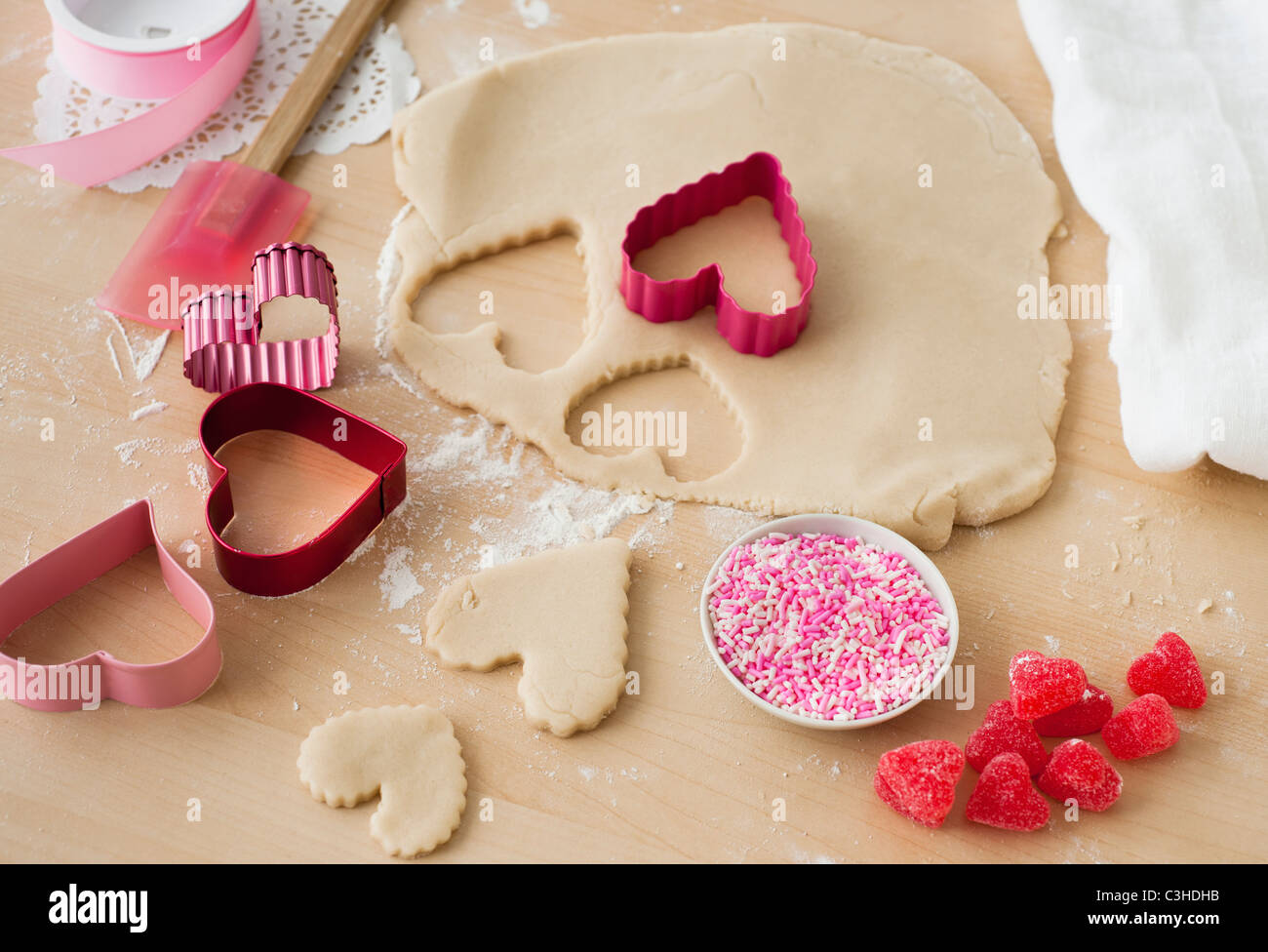 Raw biscuits hi-res stock photography and images - Alamy