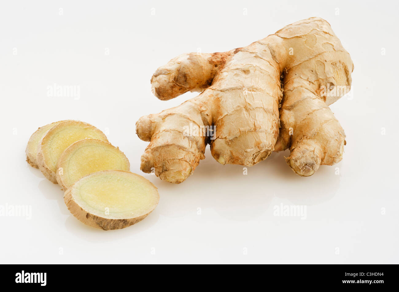 Studio shot of fresh ginger Stock Photo - Alamy