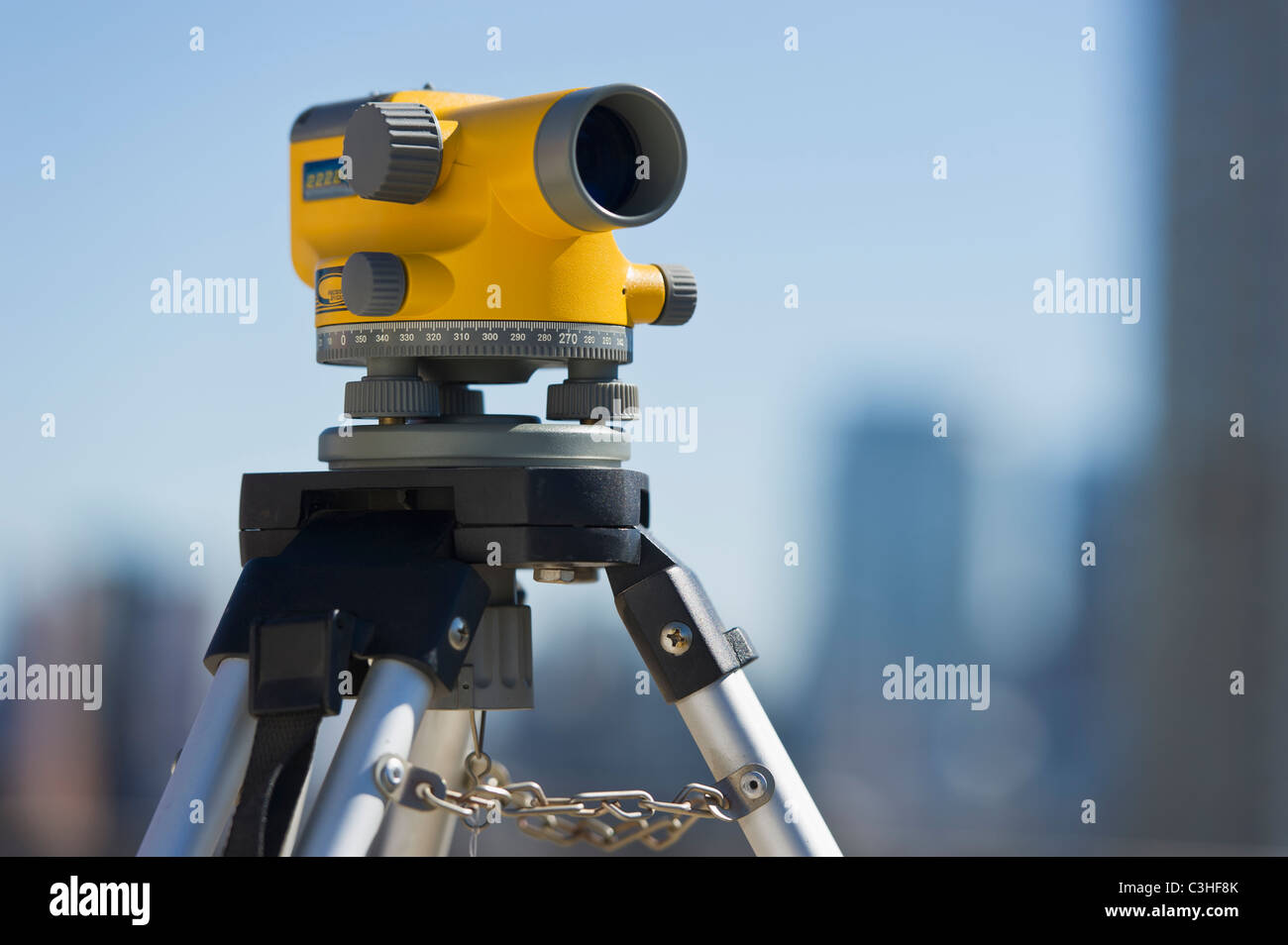 Close-up of theodolite Stock Photo - Alamy