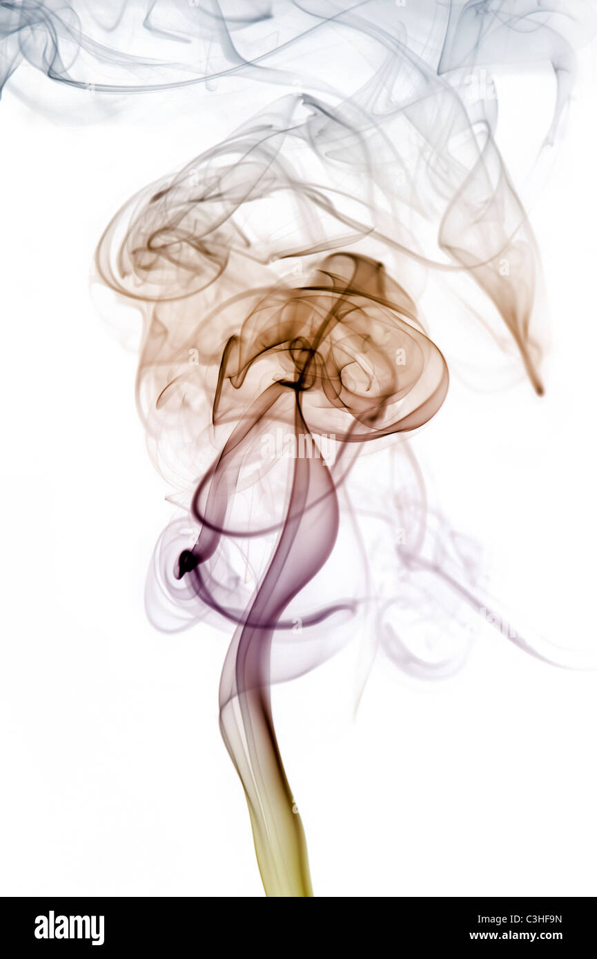 rising coloured smoke Stock Photo - Alamy