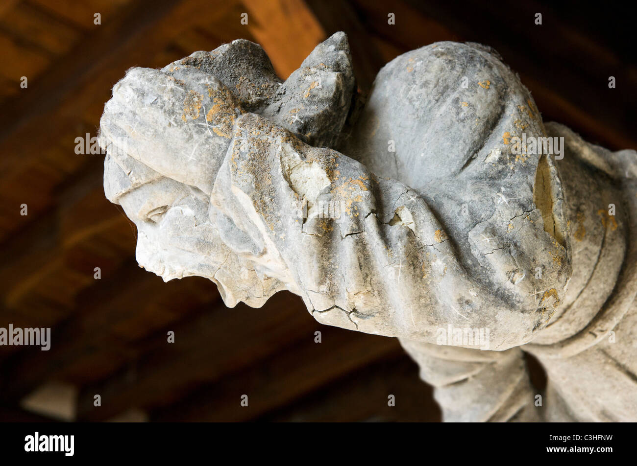 Gargoyle from the Louis XII wing removed fro restoration, Chateau de ...