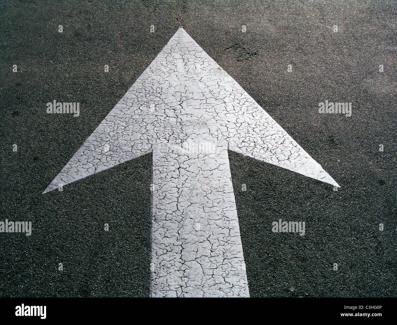 traffic sign arrow Stock Photo - Alamy