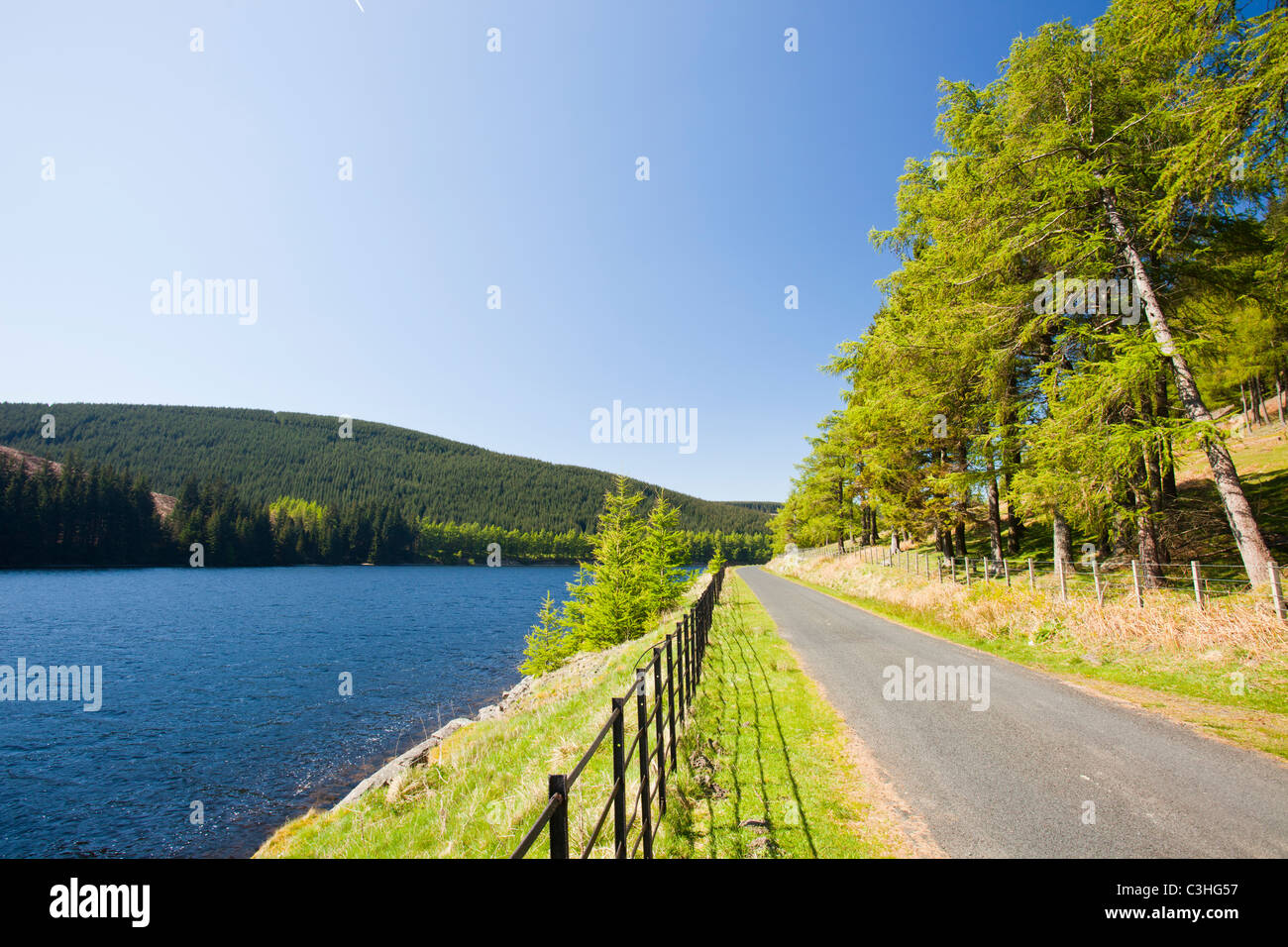 Talla Reservoir in the Scottish Southern Uplands Stock Photo - Alamy