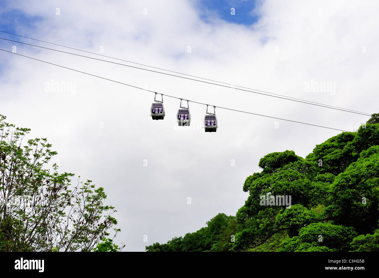 Heights of abraham cable cars hi-res stock photography and images - Alamy