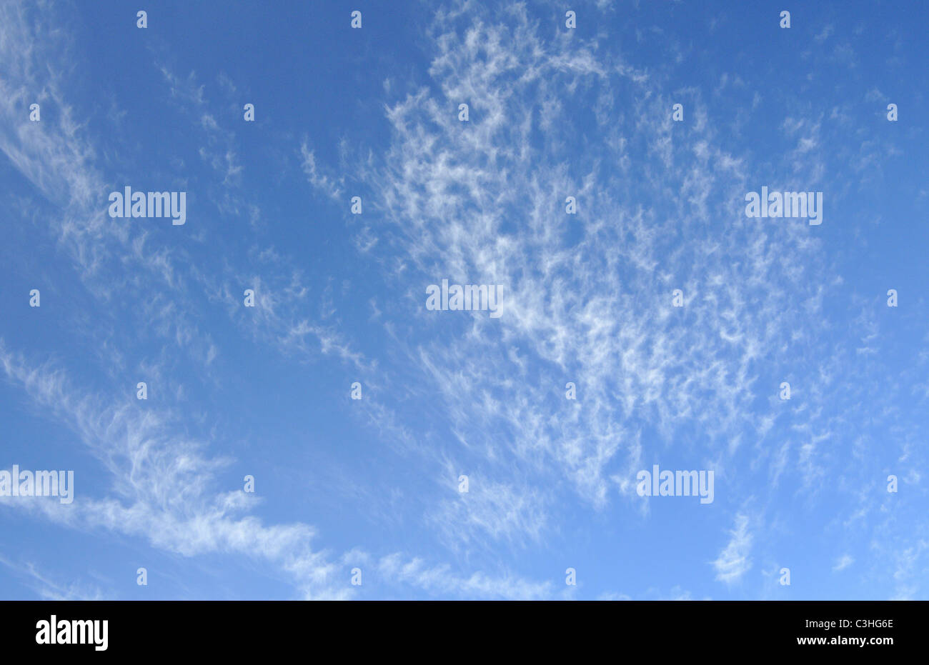 Sunny blue sky with clouds Stock Photo - Alamy