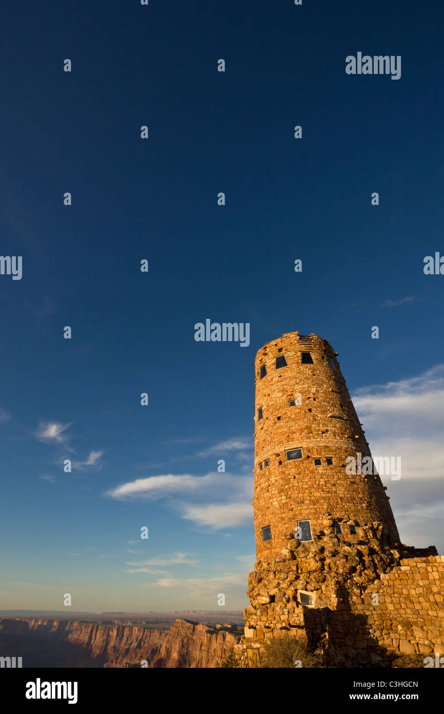 Desert View Watchtower, designed by architect Mary Colter, along the ...