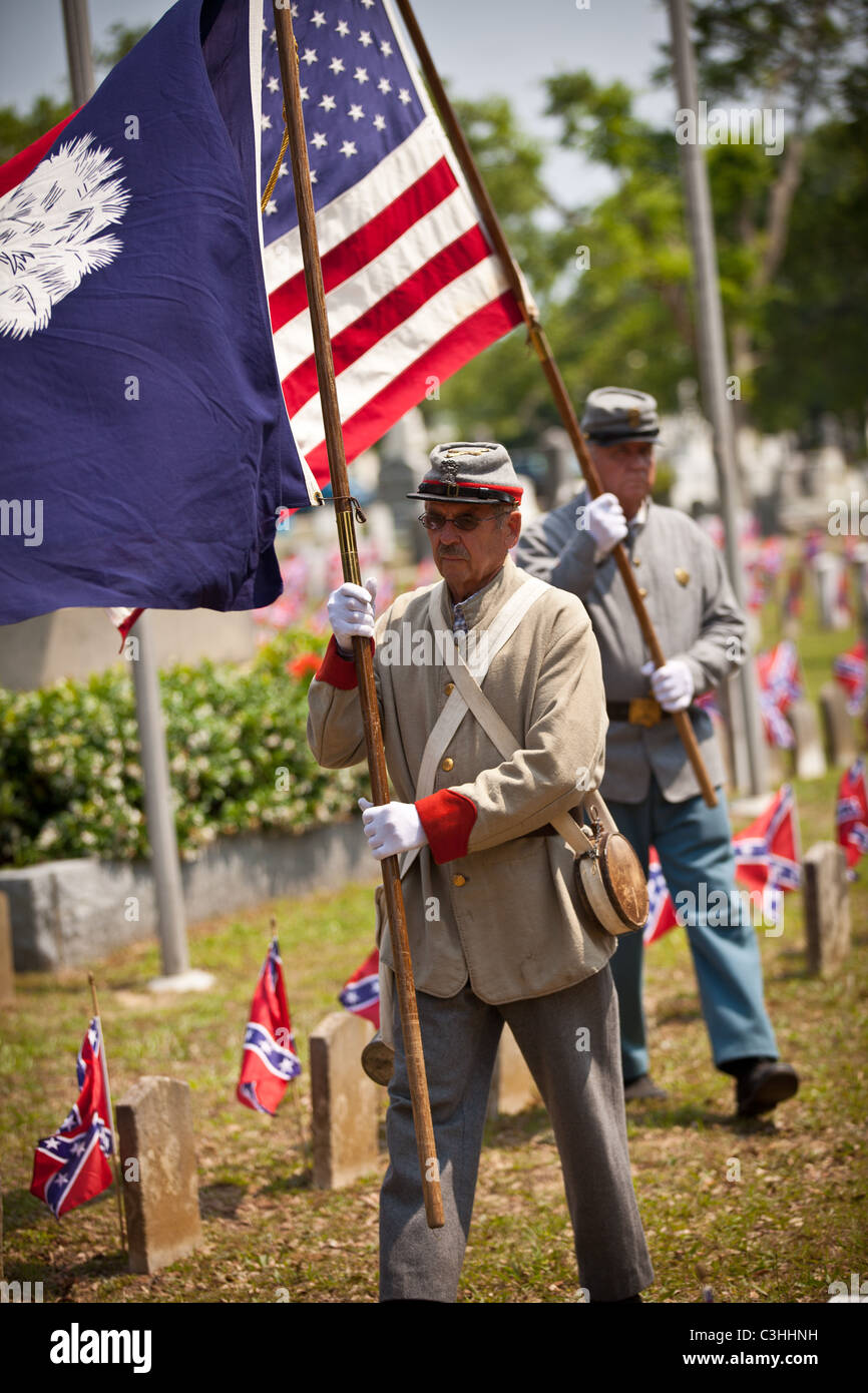 Confederate Memorial Day marked at Magnolia Cemetery in Charleston, SC ...