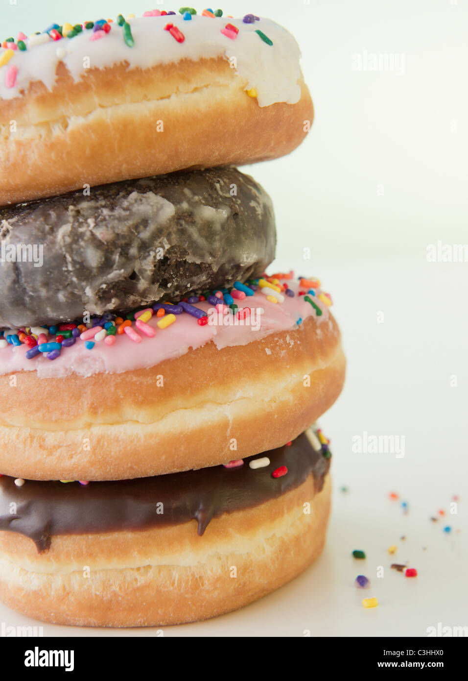 Donut stack hi-res stock photography and images - Alamy