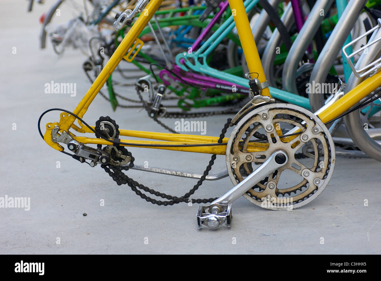 Bicycle without wheels hi-res stock photography and images - Alamy