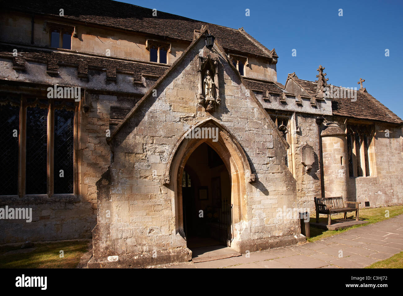 St Andrews Church, Castle Combe, Wiltshire, England, UK Stock Photo - Alamy