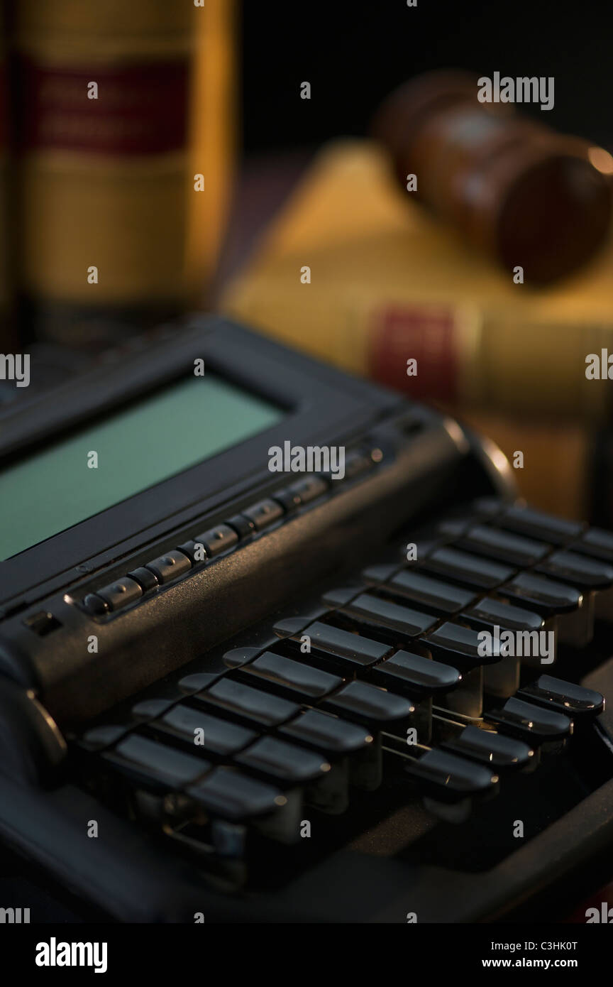 Stenograph machine hi-res stock photography and images - Alamy