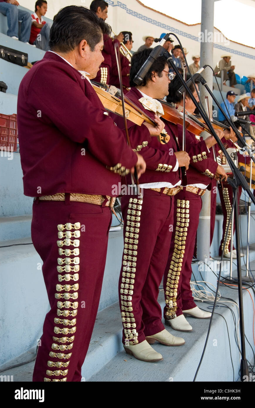 Mexico. Mariachis in the rodeo Stock Photo - Alamy