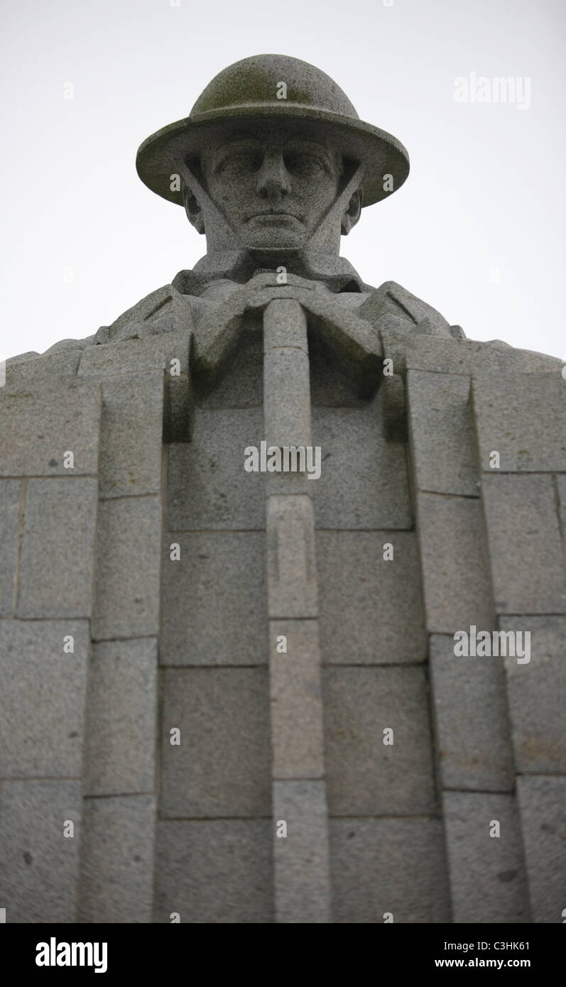The brooding soldier memorial at Vancouver corner Stock Photo - Alamy