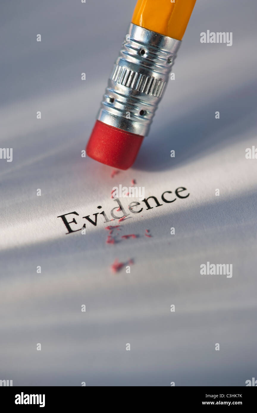 Evidence word hi-res stock photography and images - Alamy