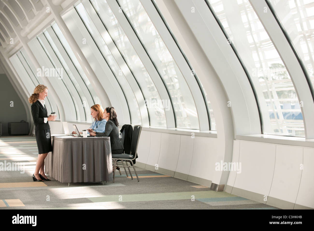 Corridor desk hi-res stock photography and images - Alamy