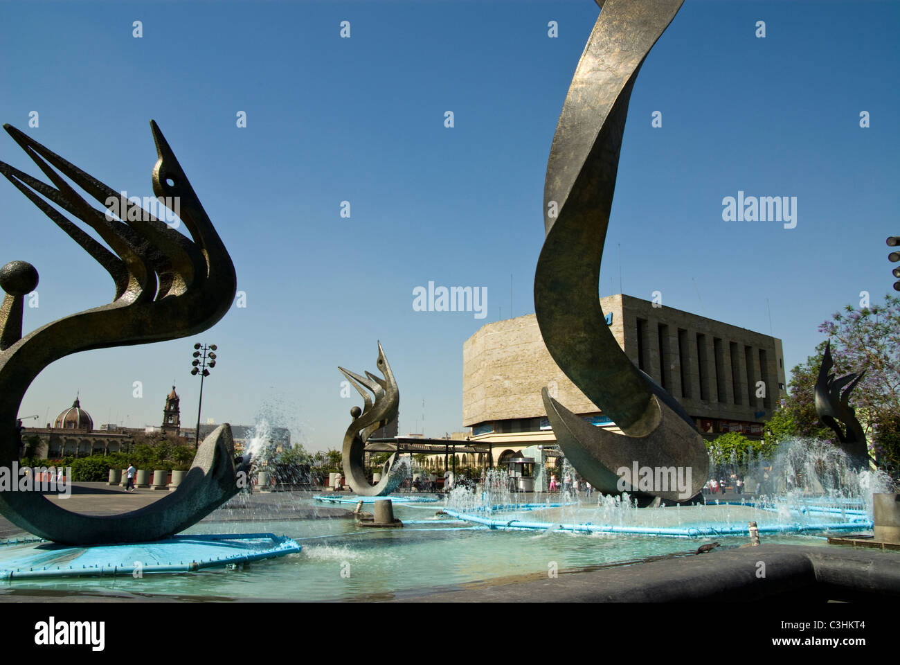 Mexico.Guadalajara city. Tapatia square Stock Photo - Alamy