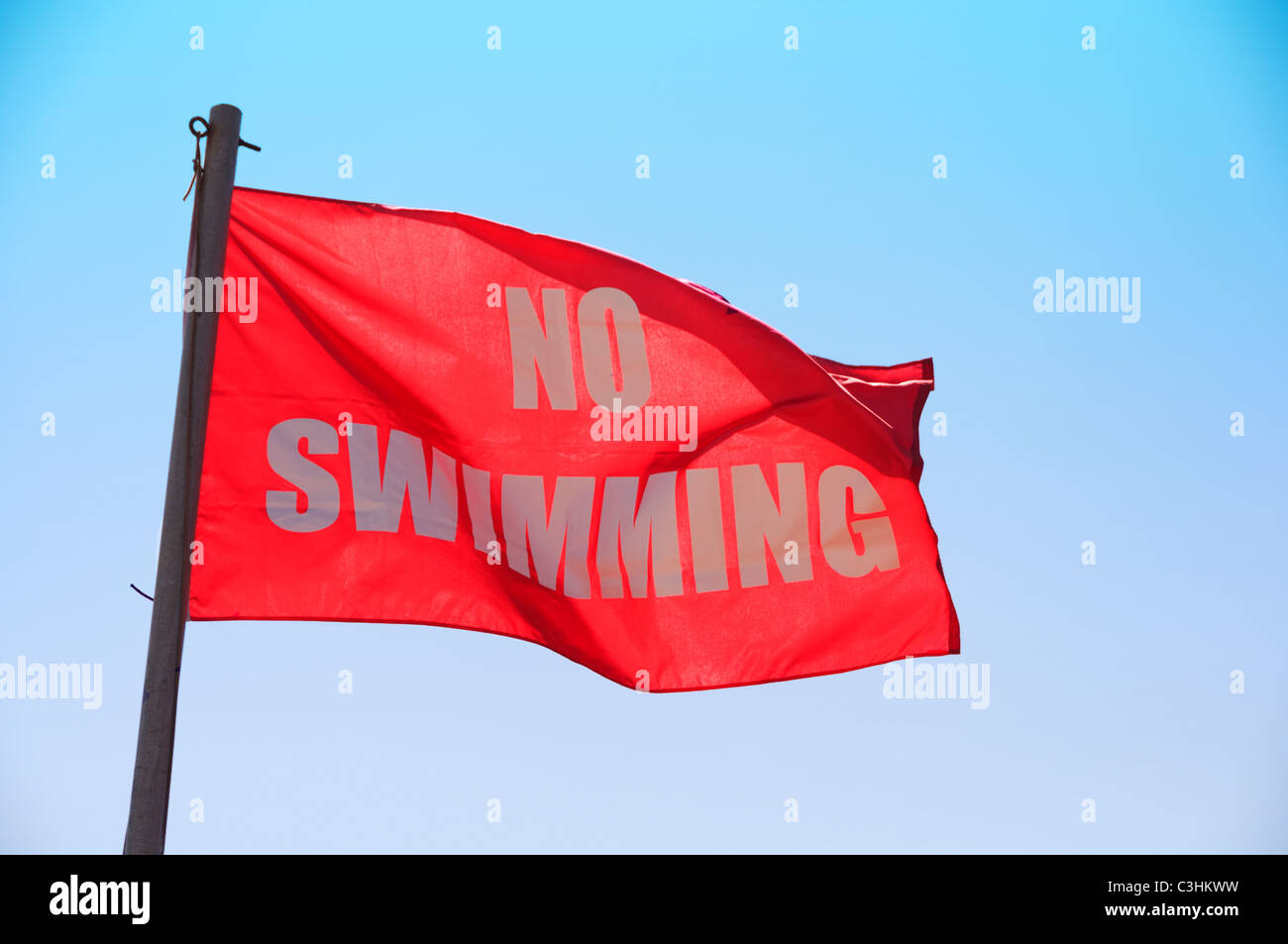 No swimming sign Stock Photo - Alamy
