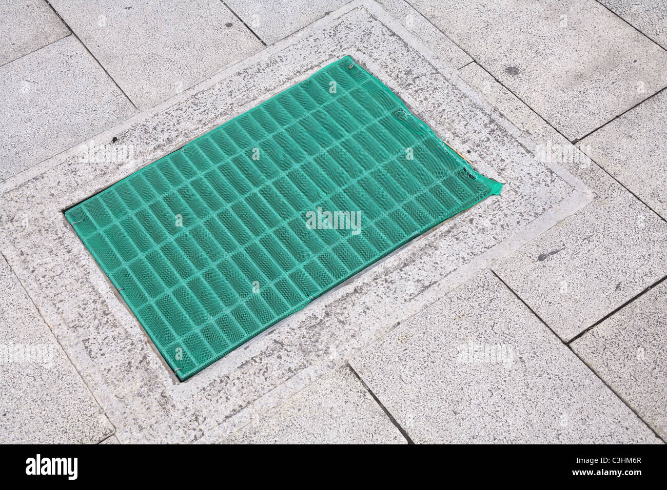 floor with green net Stock Photo - Alamy